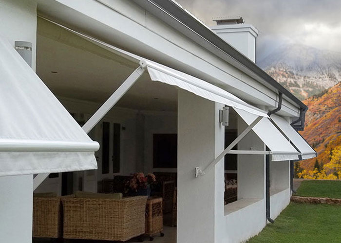 Canvas Drop Arm Awnings - The Canvas Corporation